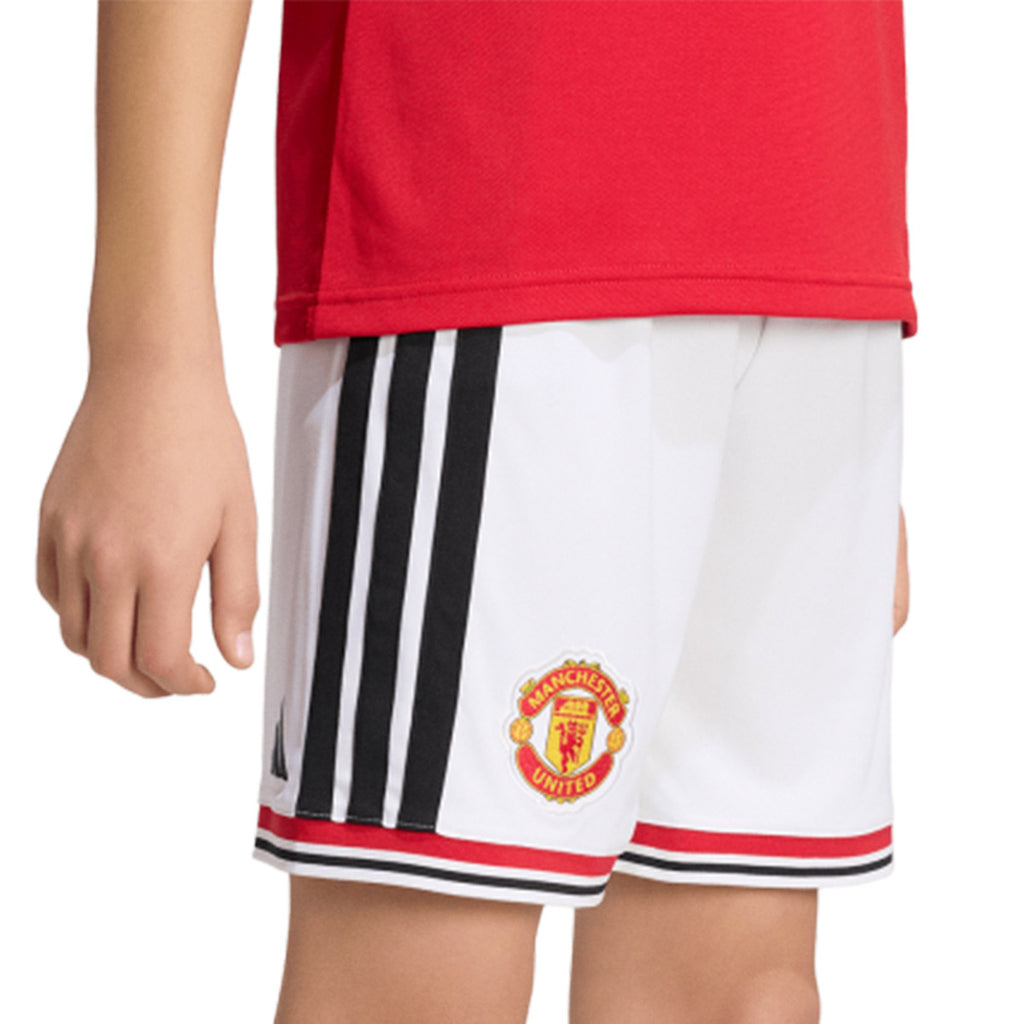 ADIDAS MANCHESTER UNITED 2026/2027 HOME KIDS SHORTS - WHITE – Ari ...
