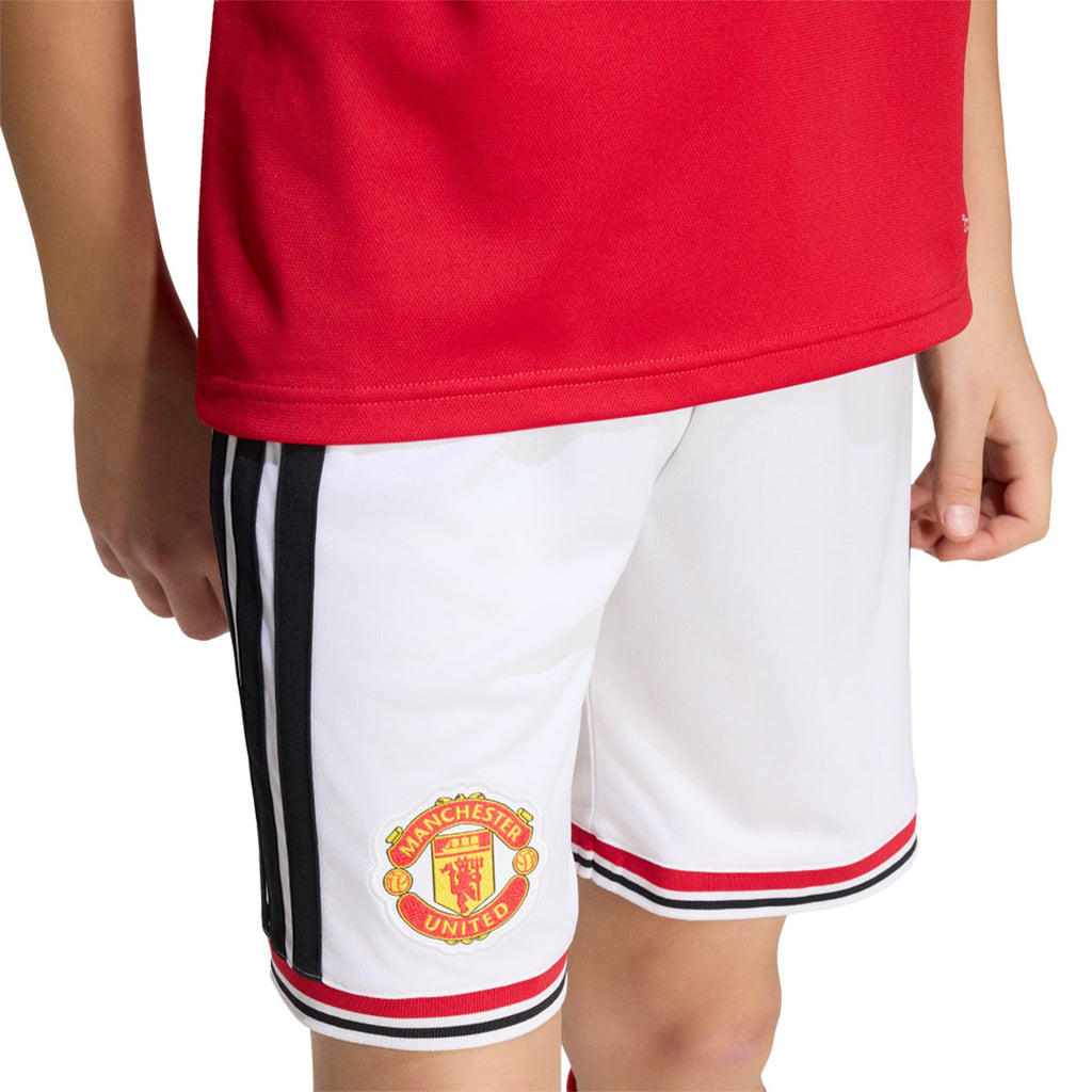 ADIDAS MANCHESTER UNITED 2026/2027 HOME KIDS SHORTS - WHITE – Ari ...