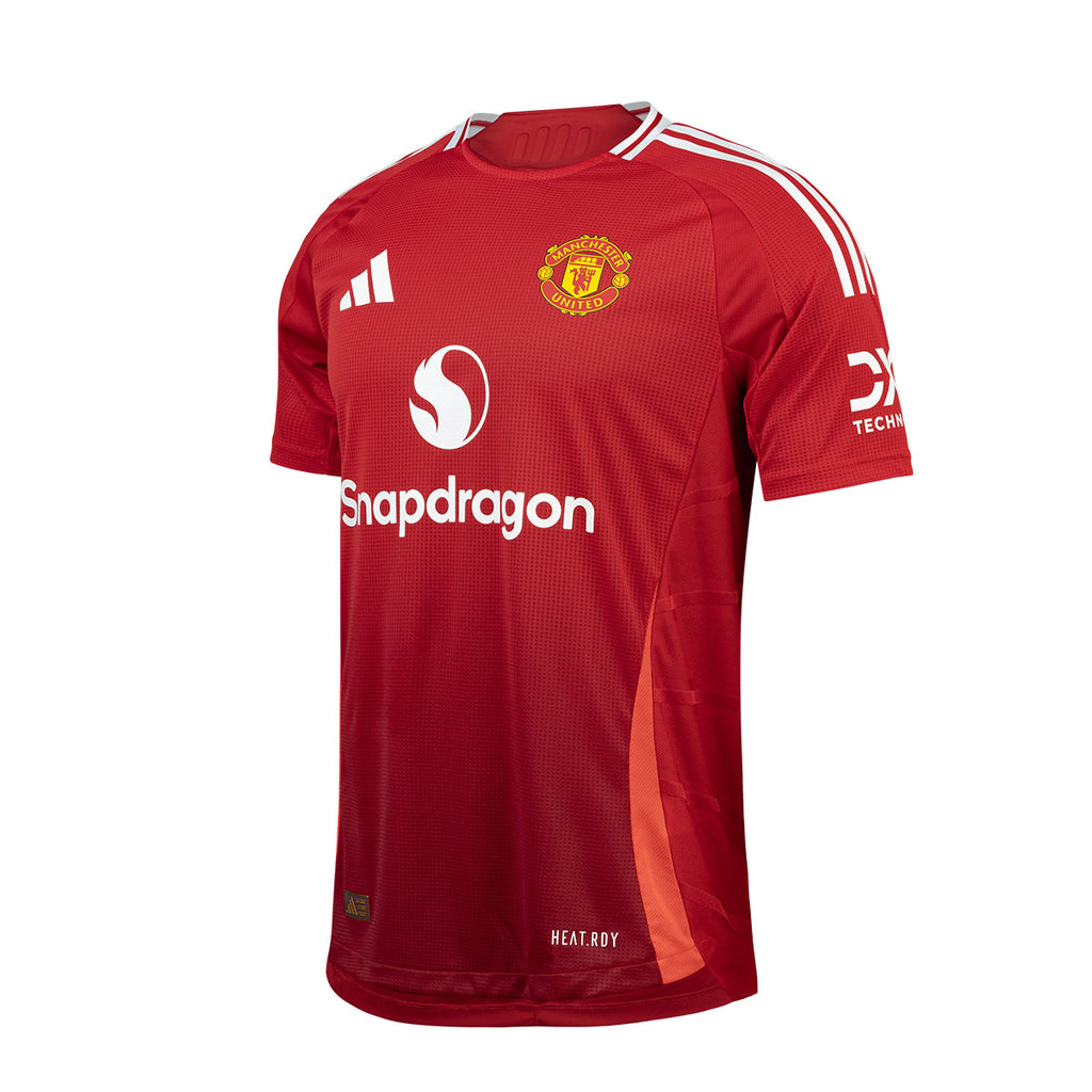 ADIDAS MANCHESTER UNITED 2024/2025 HOME PLAYER JERSEY - MUFC RED/BRIGH ...