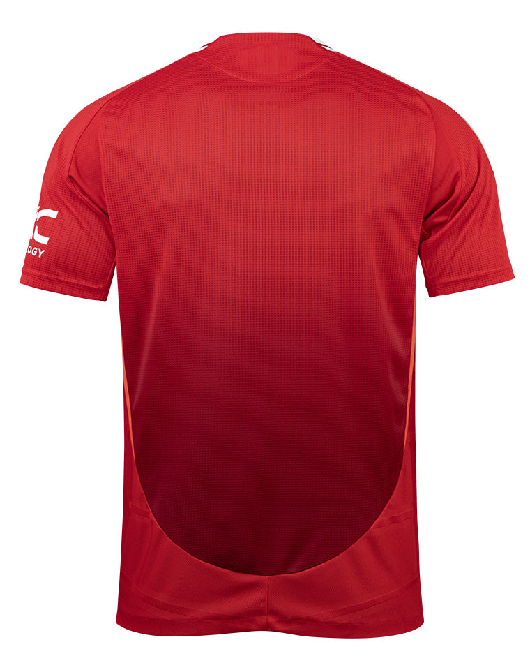 ADIDAS MANCHESTER UNITED 2024/2025 HOME PLAYER JERSEY - MUFC RED/BRIGH ...