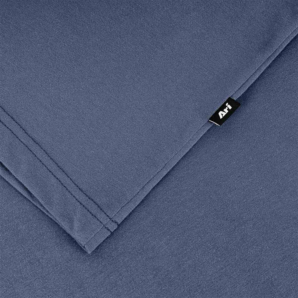 ARI EASY LIFESTYLE TEE - ASH BLUE GREY/ASH BLUE GREY/BLACK – Ari Online ...