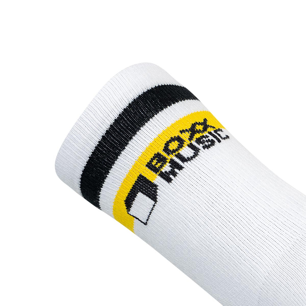 ARI X BOXX MUSIC 2026 CREW SOCKS - WHITE/YELLOW/BLACK – Ari Online Store