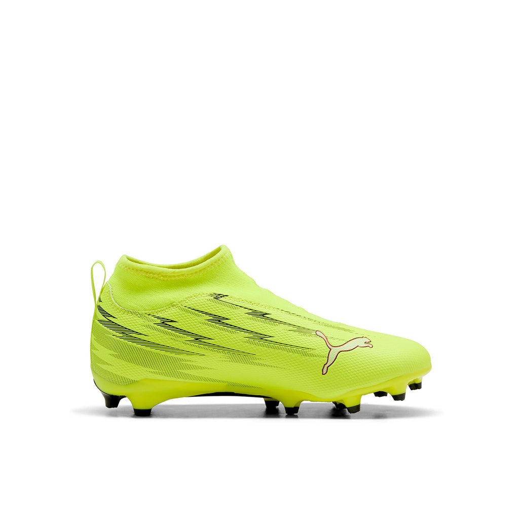 PUMA ULTRA 6 MATCH+ LACELESS FG/AG JR - YELLOW ALERT/PUMA BLACK/GLOWIN ...