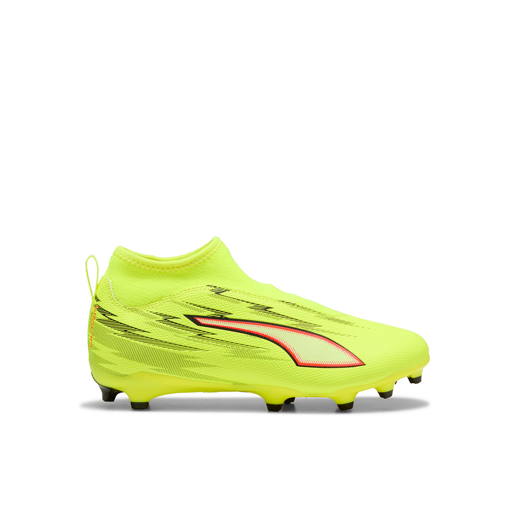 PUMA ULTRA 6 MATCH+ LACELESS FG/AG JR - YELLOW ALERT/PUMA BLACK/GLOWIN ...